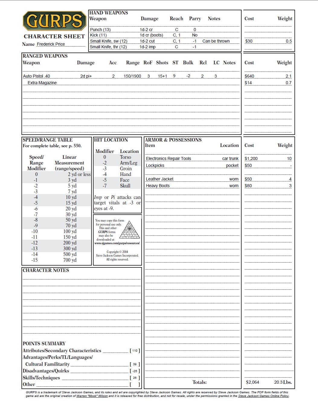 Gurps Character Sheet: Fill Out Sign Online DocHub, 54% OFF Gurps Character Sheet: Fill Out Sign Online DocHub, 54% OFF